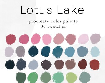 Aphrodite Color Palette 30 Handpicked Swatches for Procreate | Etsy