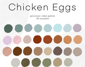 Earth Tones Color Palette 30 Handpicked Swatches for | Etsy