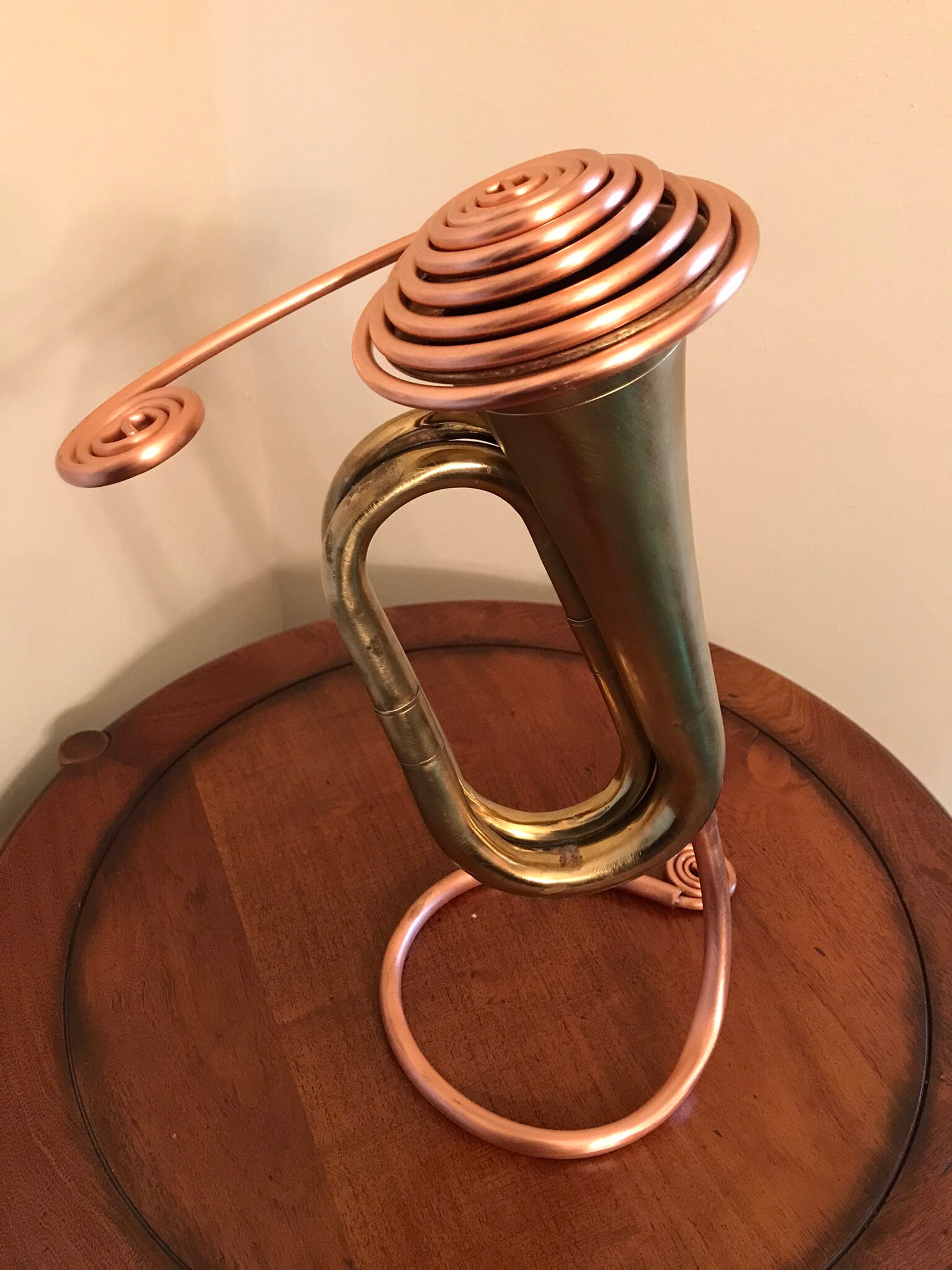 Bluetooth Speaker British Bugle Horn With Round Copper Bottom ...