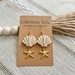 The Beach Collection Jewelry Shell Earrings Sand Dollar Studs Star Fish Earrings Beach Clay ...