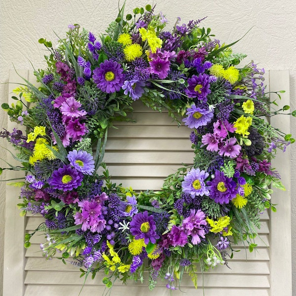 Yellow Wreath - Etsy