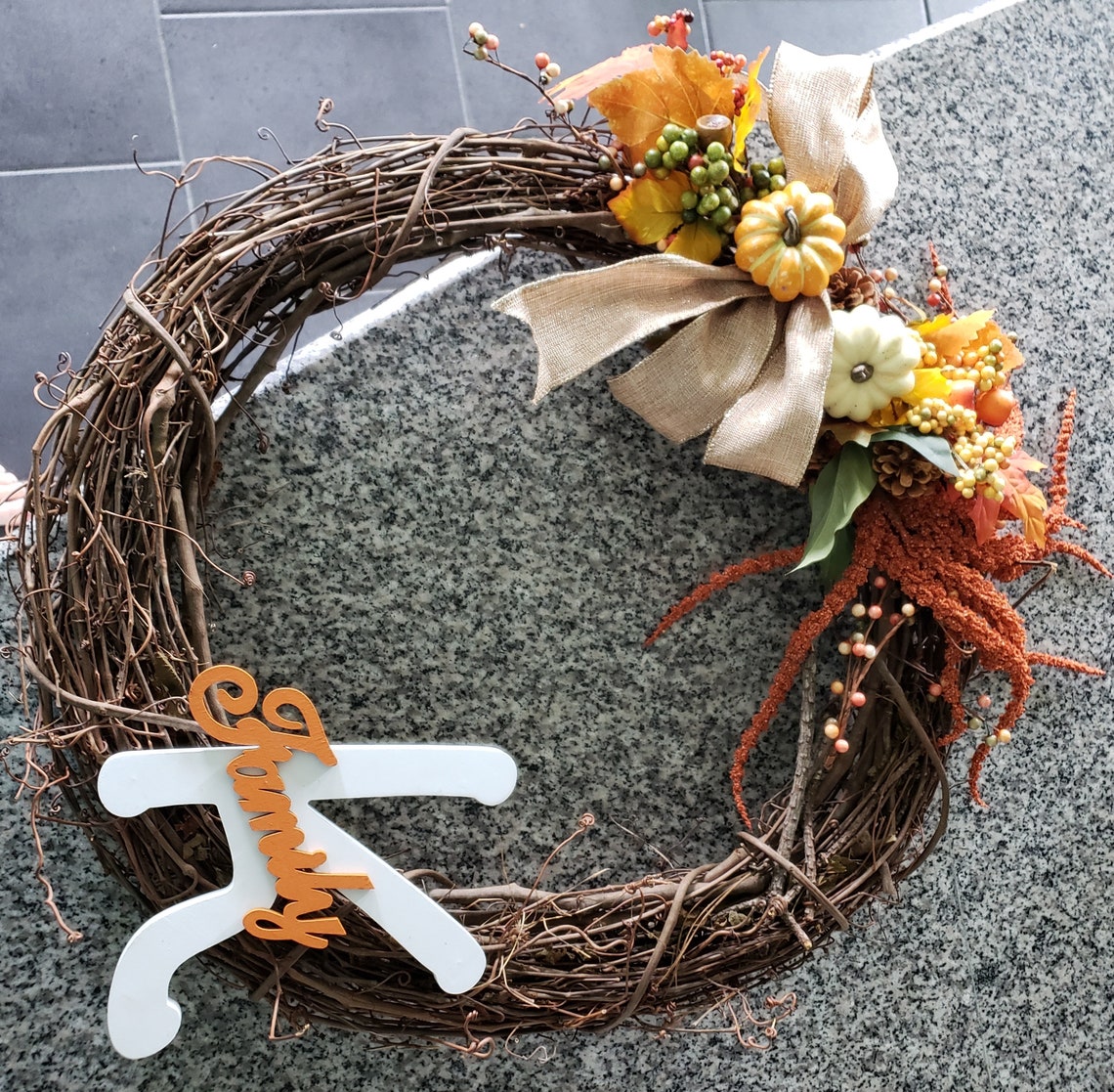 Extra Large Fall Family Wreath - Etsy