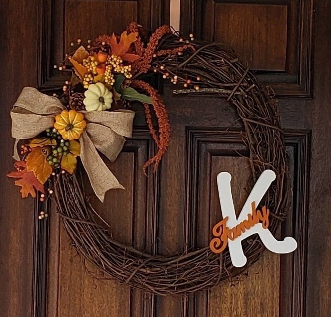 Extra Large Fall Family Wreath - Etsy