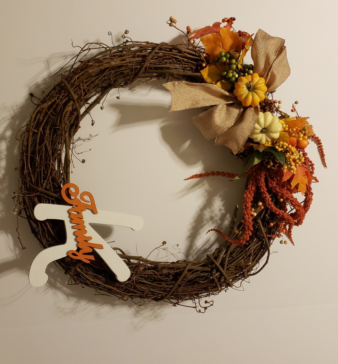 Extra Large Fall Family Wreath - Etsy