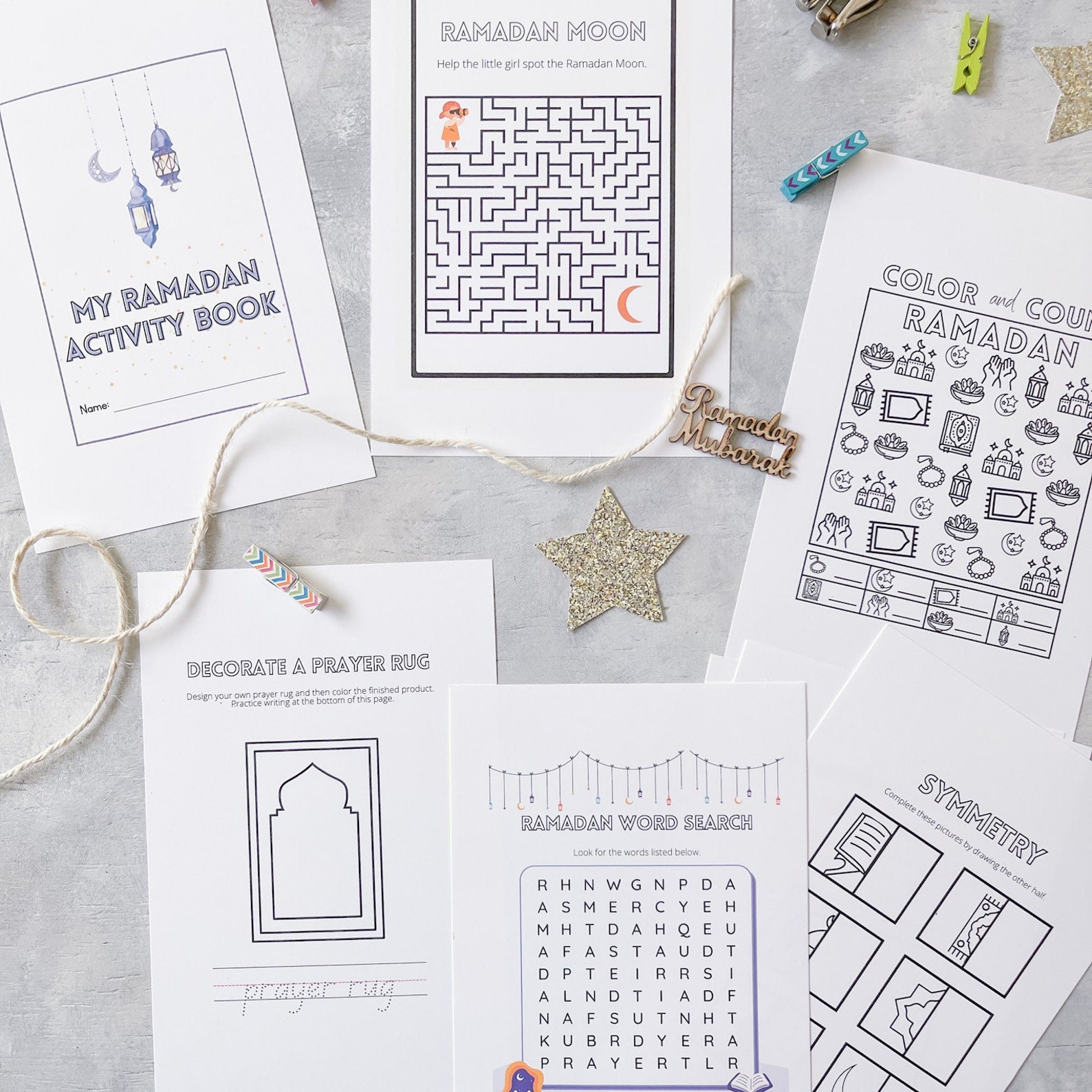 Ramadan Activity Book - Etsy