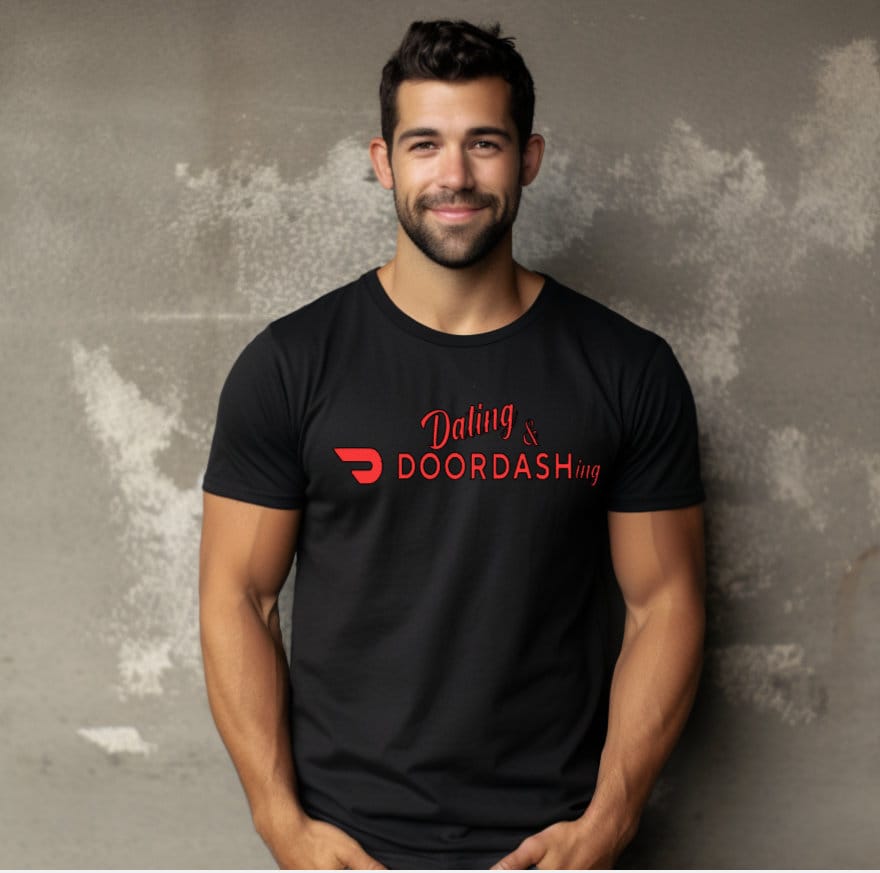 Doordash Couples Shirts Door Dash Tshirt Dating and Doordashing - Etsy