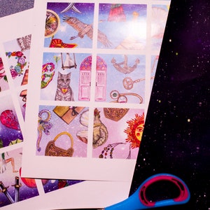 Printable Patience Game | Printable Oracle Cards | Ukrainian Fortune ...