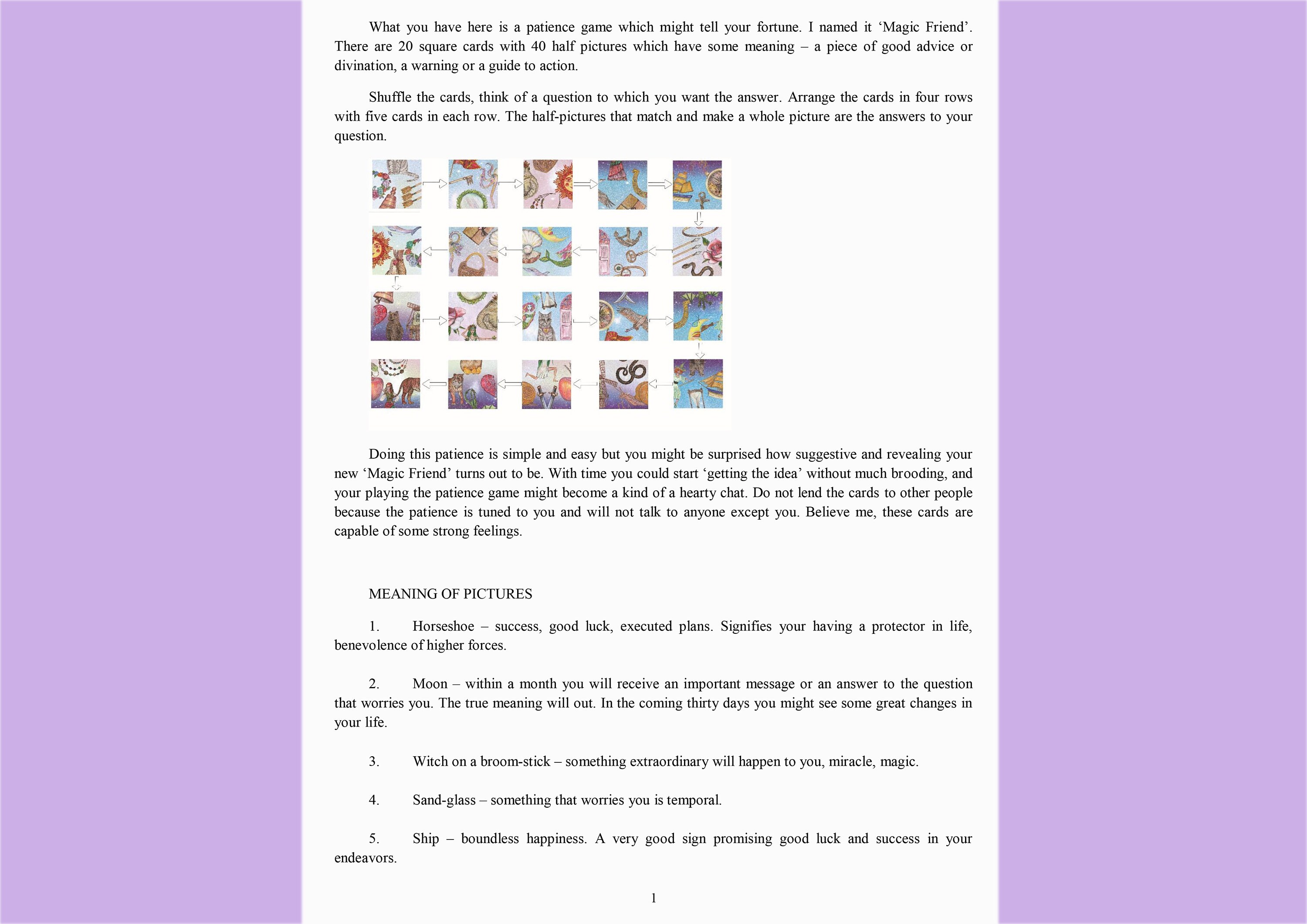 Printable Patience Game Printable Oracle Cards Ukrainian - Etsy UK