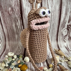 Water Bottle Holder Snail, Crochet Carrier, Sling, Pouch, Cover ...