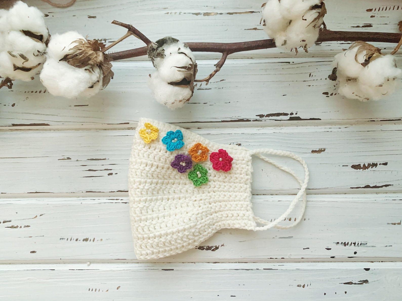 Reusable Face Mask Pattern PDF, Crochet Face Adult Mask, Washable Face ...