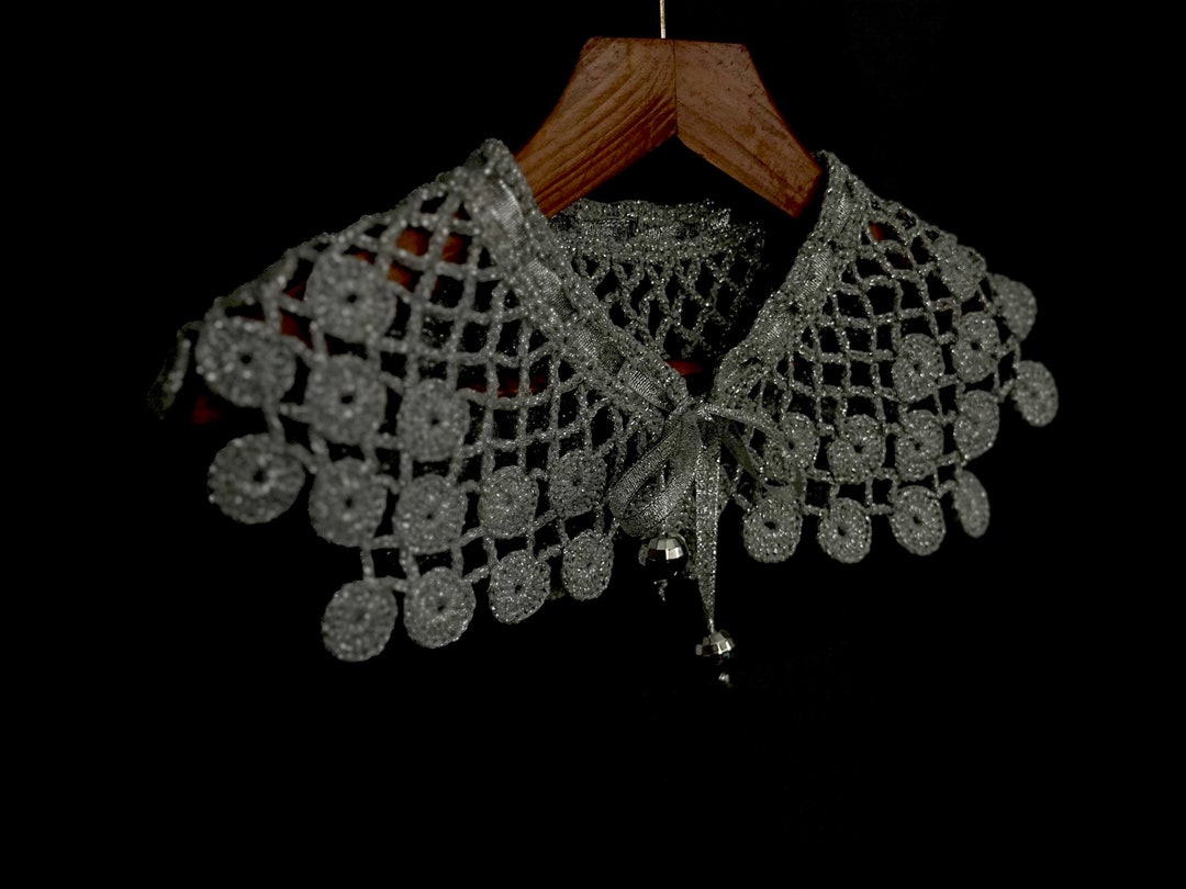 Womens Detachable Crochet Collar, Luxury Lace Collar, Day Collar for ...