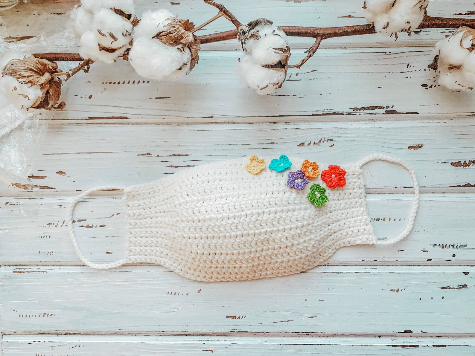 Reusable Face Mask Pattern PDF, Crochet Face Adult Mask, Washable Face ...