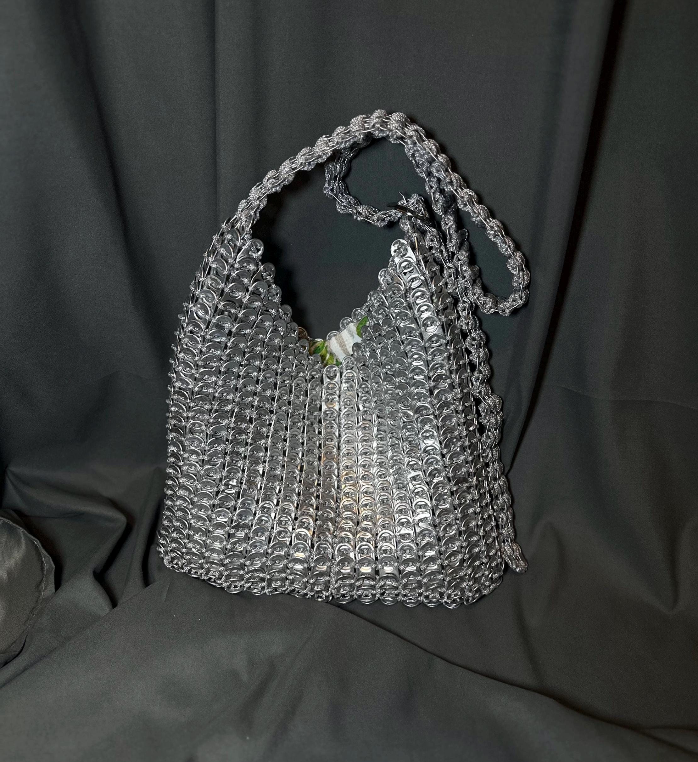 Crochet Pop Tab Soda Bag Pattern, Aluminium Pull Tabs (PDF, Video) - Etsy
