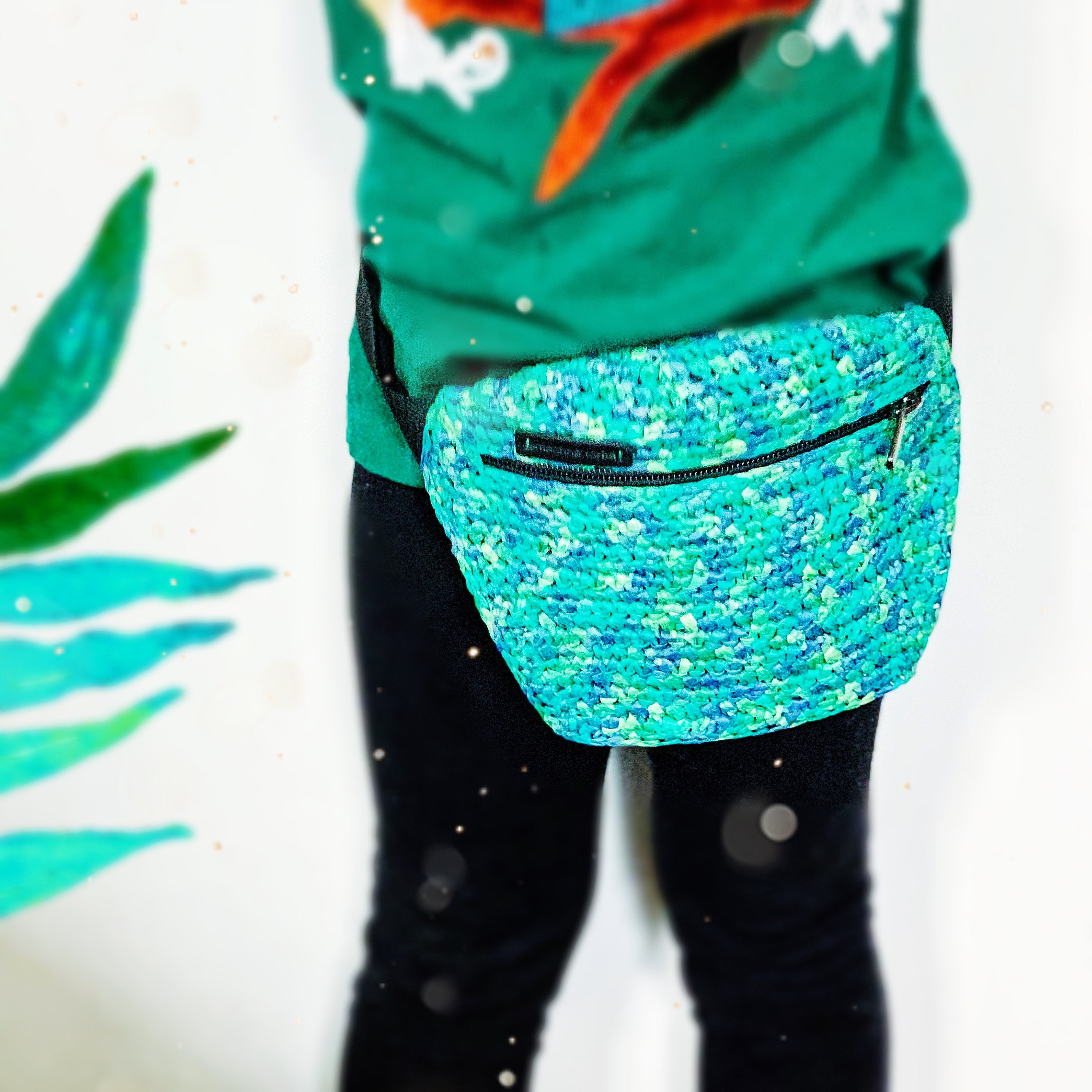 Crochet Kids Fanny Pack Pattern: Raffia Yarn Waist Bag (PDF) - Etsy