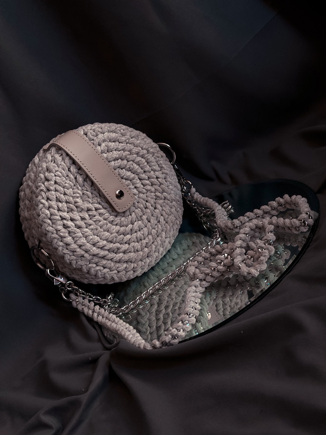 Small Round Bag, Clutch Bag, Messenger Bag, Shoulder Bag Round, Handbag ...