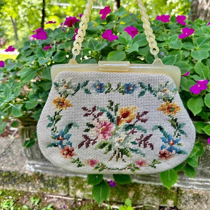 Needlepoint Handbag - Etsy