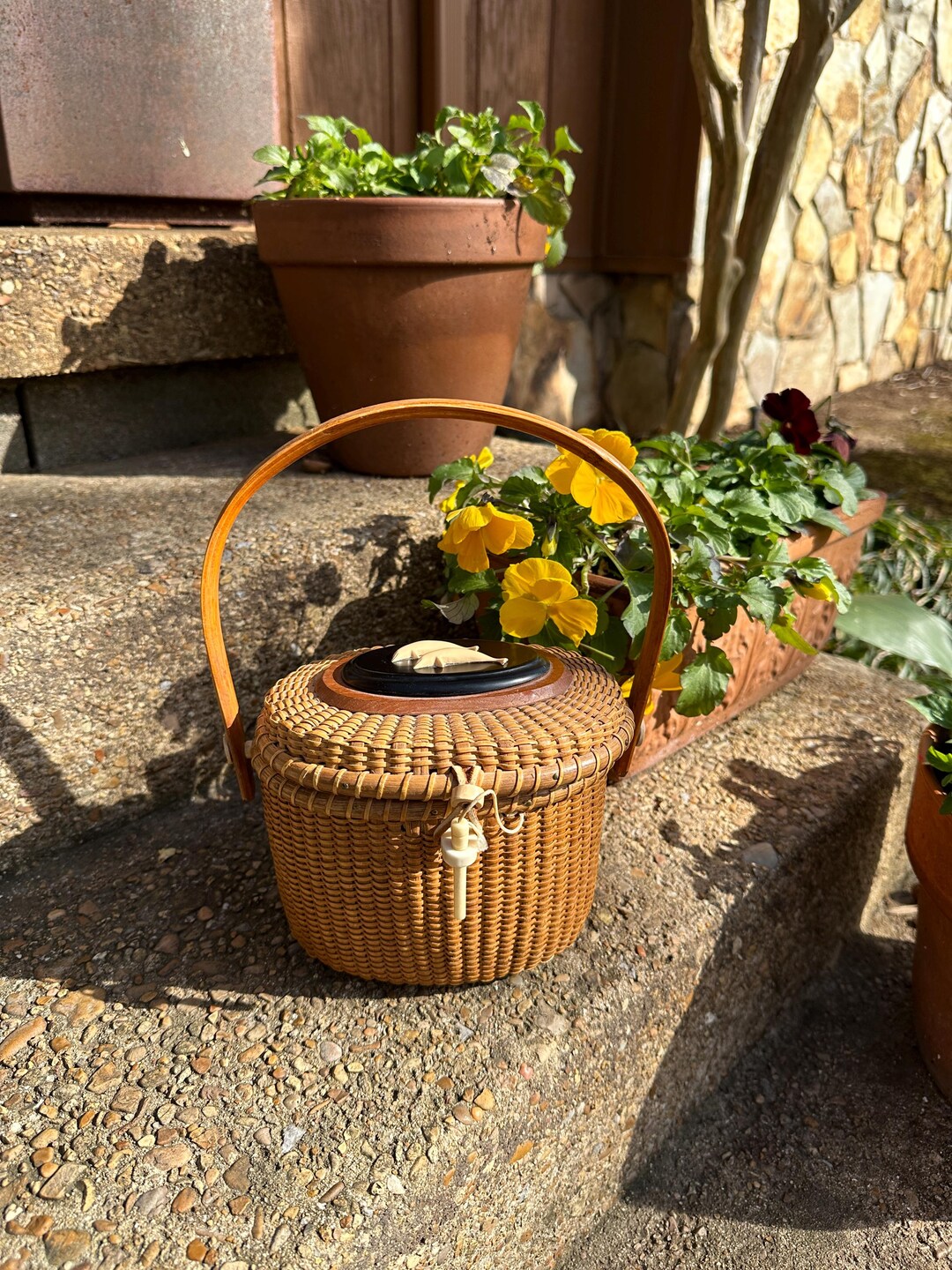 RARE 80's FARNUM NANTUCKET Handbag/nantucket Lightship Handbag ...