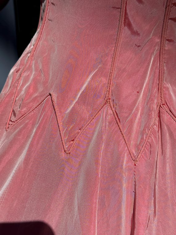 GORGEOUS 40's PROM GOWN/Pink Prom Dresses/Extra Small… - Gem