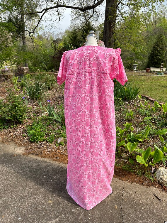 PRETTY in PINK 80's XL Maxi Dress/Smocked Dresses/Han… - Gem