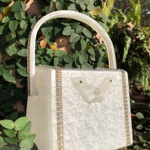 RARE LUCITE Handbags/gilli Originals Handbags/lucite Purses/lucite Bags ...