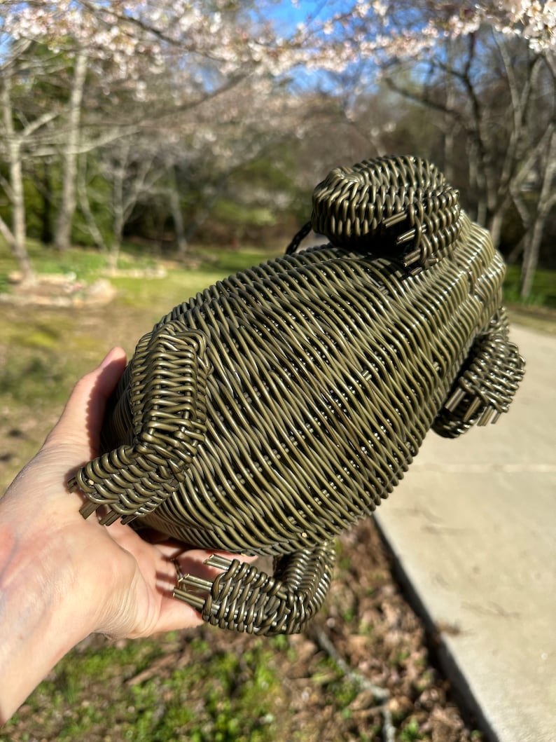 RARE 50's WICKER FROG Purse/50's Animal - Etsy
