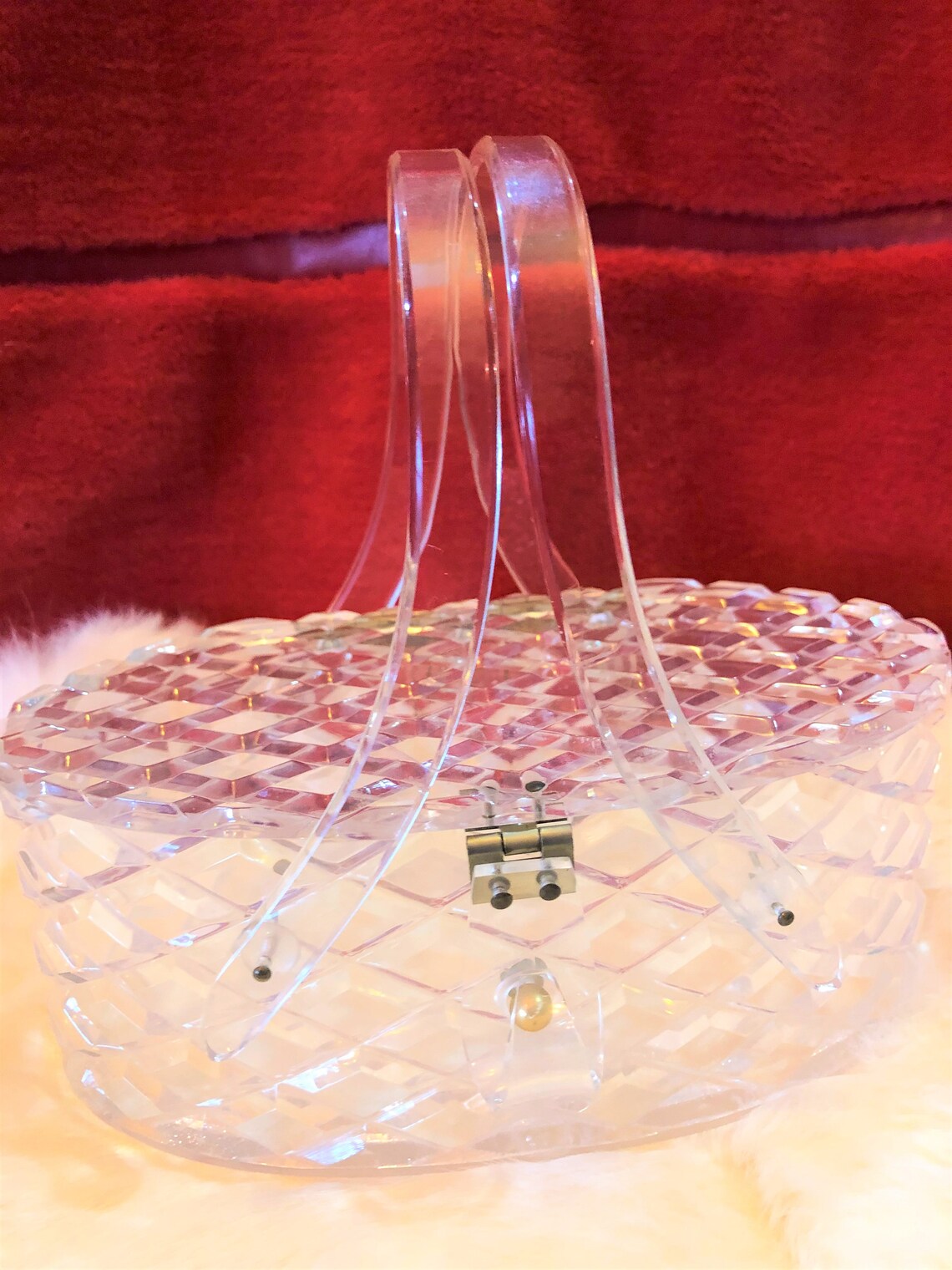 LUCITE Handbags/lucite Purses/ Lucite Bags/patricia of Miami Purses ...