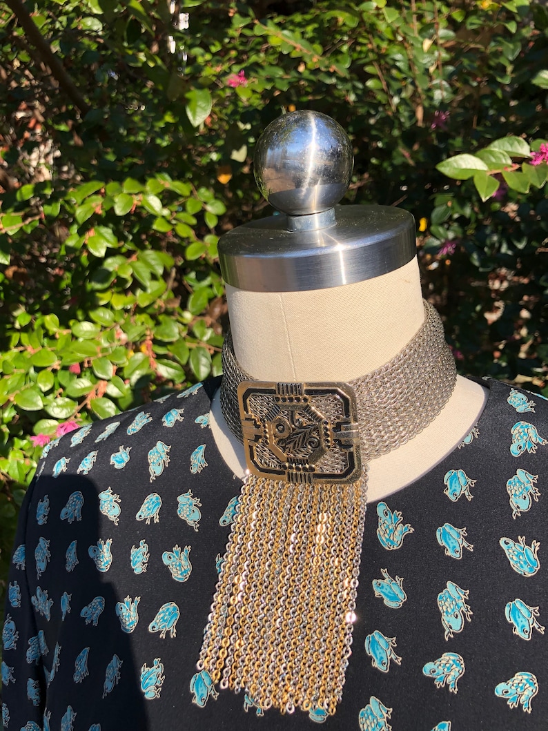 RARE SANDOR Choker Necklace/sandor Goldberger/vintage Choker/70's ...