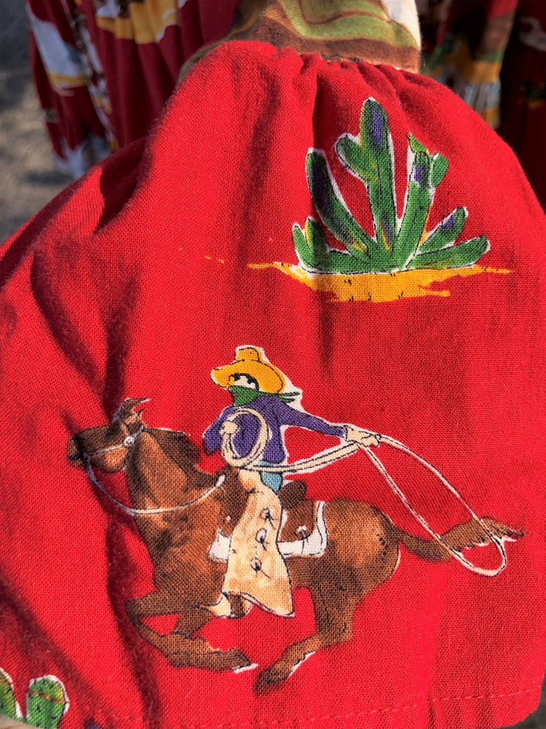 RARE 80's Short WESTERN Skirt With Bolo Tie/80s Rodeo - Etsy