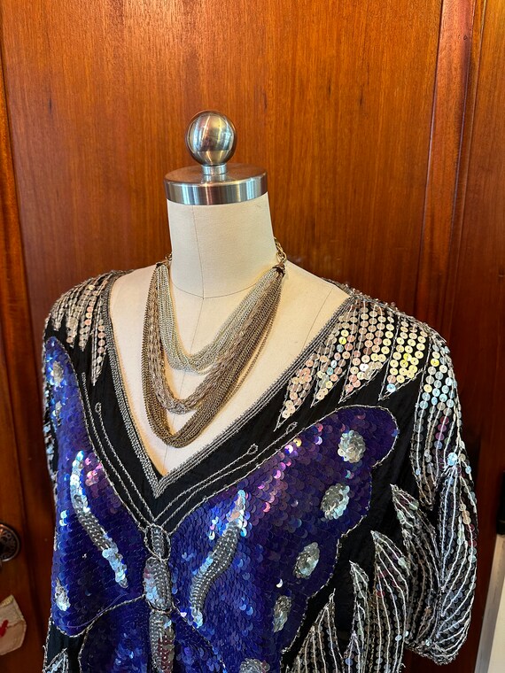 Vintage butterfly sequin 80s - Gem