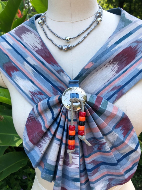 80's Handmade WESTERN COLLAR/Vintage Native American … - Gem