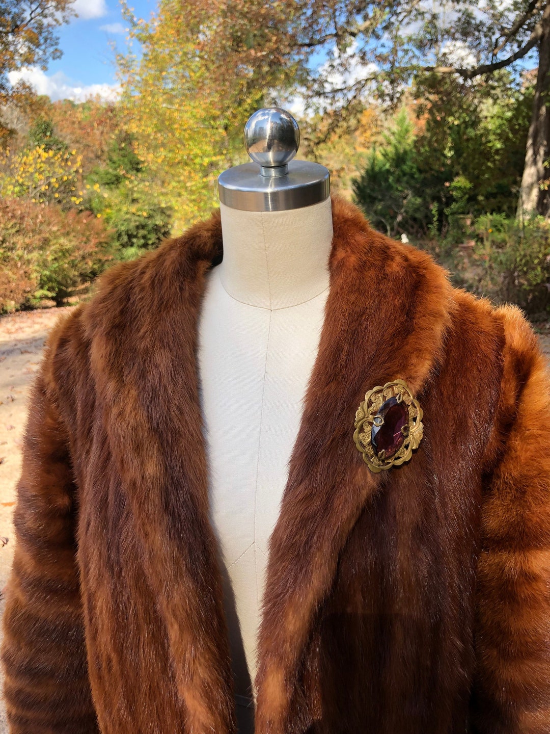 BEAUTIFUL 40's CHINA RED Mink/mink Coats/mink Jackets/40's Coats/40's ...