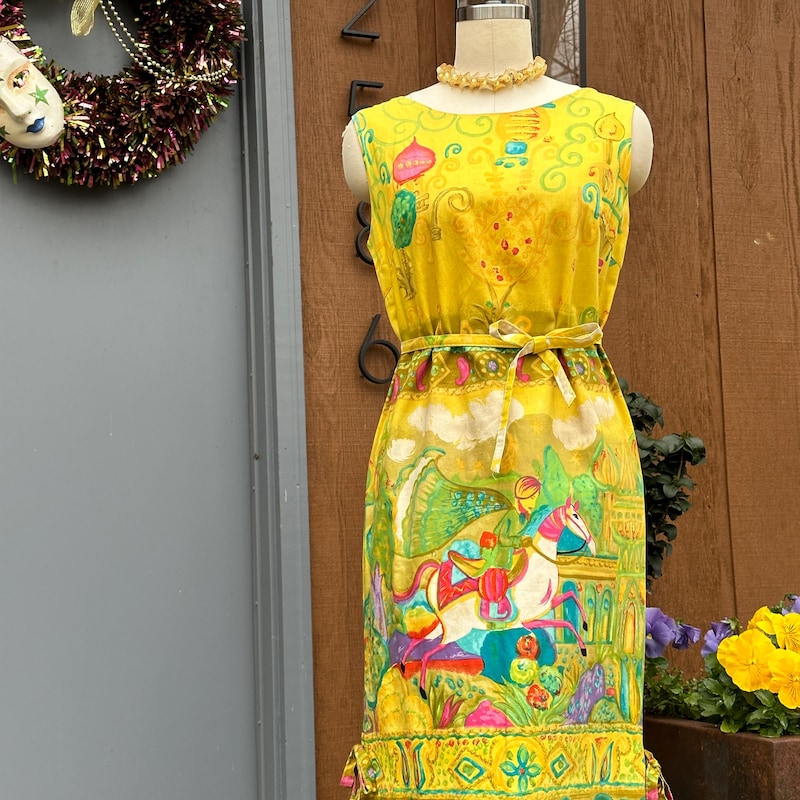 Screen Print Dress - Etsy