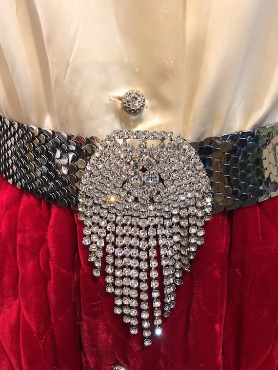 vintage 80s statement belt - Gem