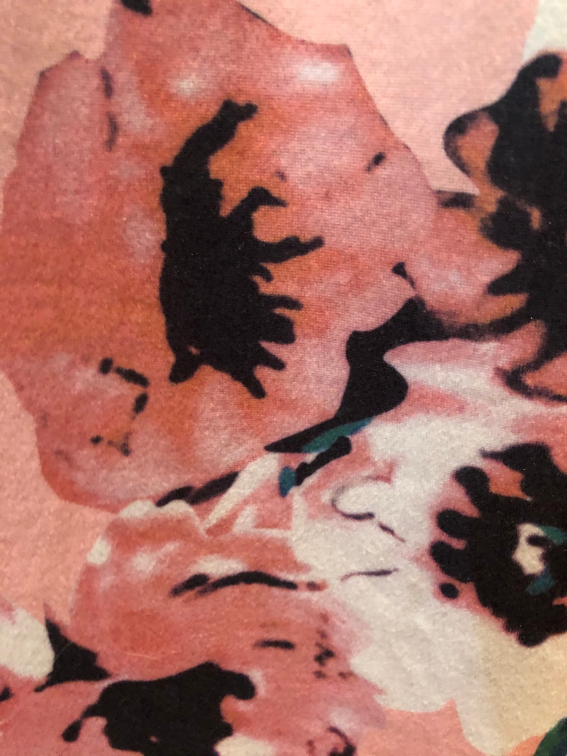 80's PINK Floral Maxi/80’s Floral Dresses/vintage Flower Print Maxi ...