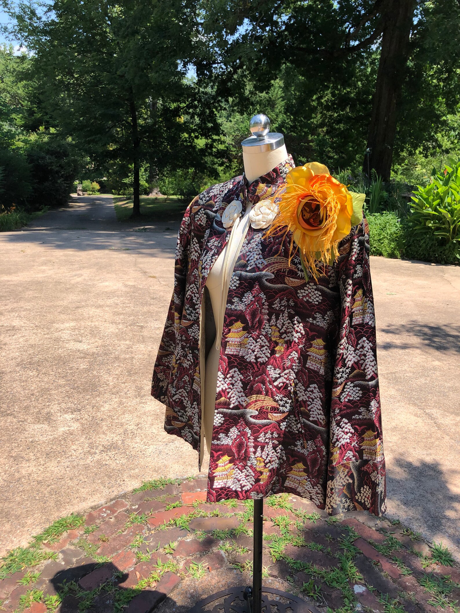 GORGEOUS 80's Haori Jacket/haori Style Jacket/asian - Etsy