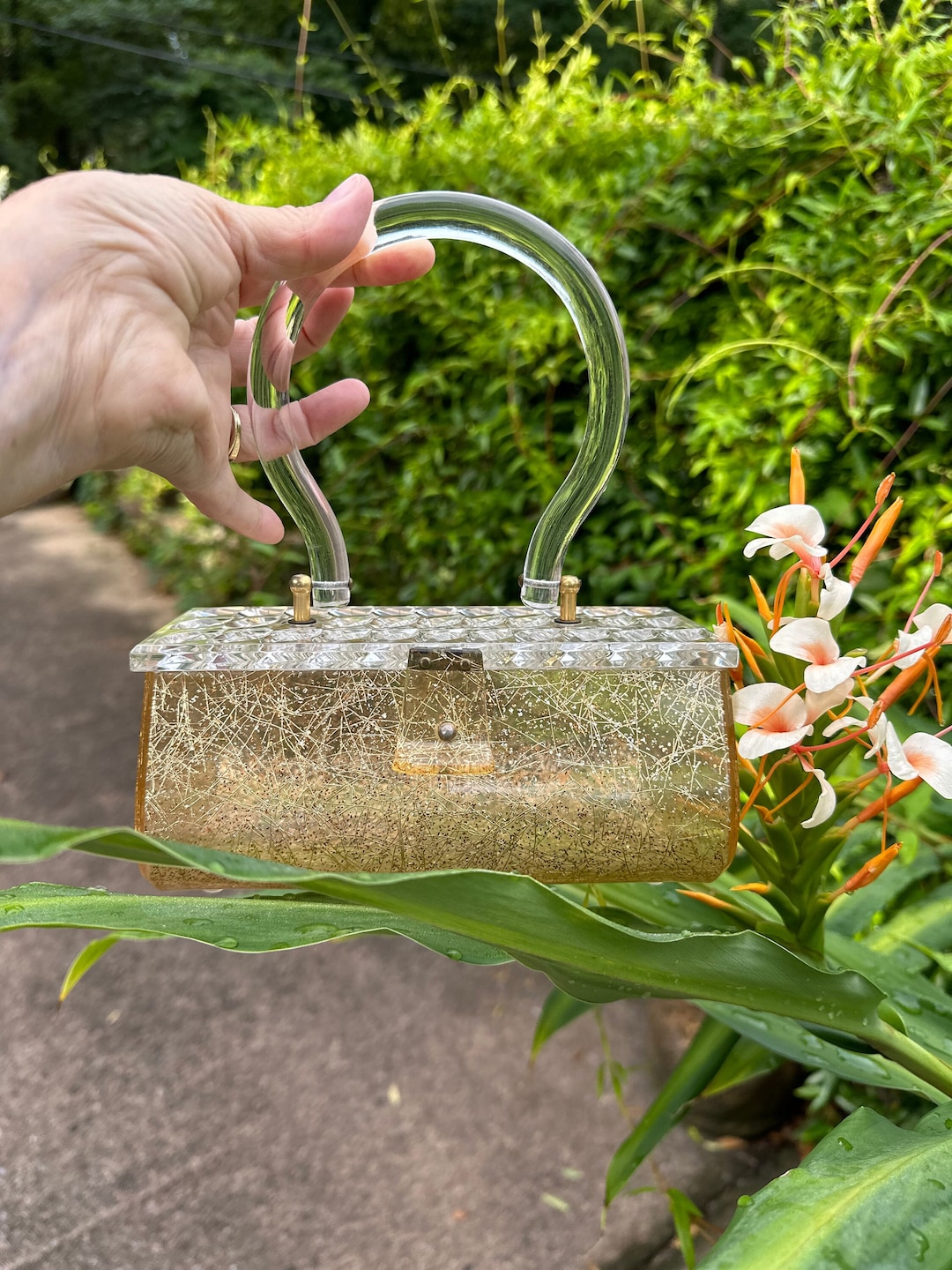 LUCITE Handbags/lucite Purses/lucite Bags/50's Lucite Purses/50's ...