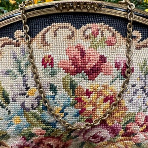 AUSTRIAN PETIT POINT Purse/petit Point Purse/petit Point Handbags ...