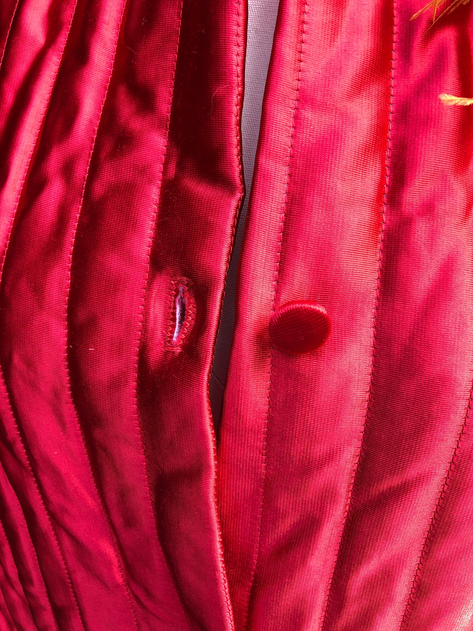 70's BRIGHT RED Robe/70’s Quilted Robe/vintage Red Robe/70’s Robes/70’s ...