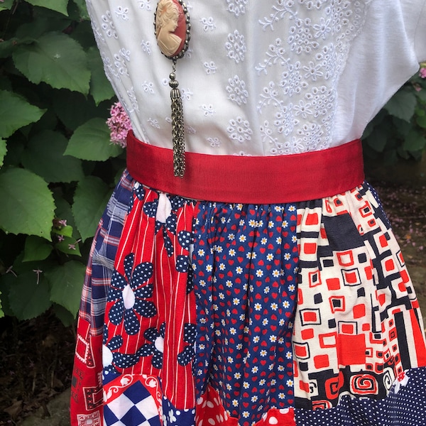 Patchwork Skirt - Etsy