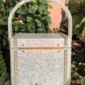 RARE LUCITE Handbags/gilli Originals Handbags/lucite Purses/lucite Bags ...