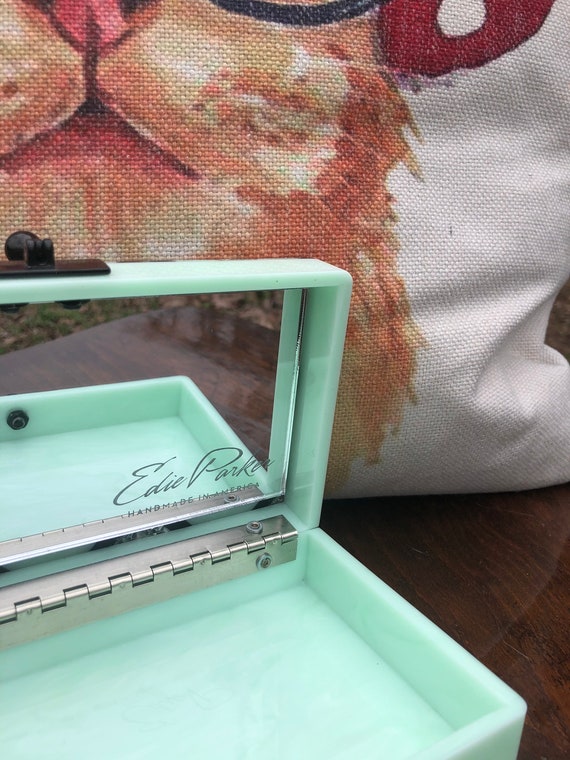 EDIE PARKER Lucite Clutch/Lucite Handbags/Lucite Clut… - Gem
