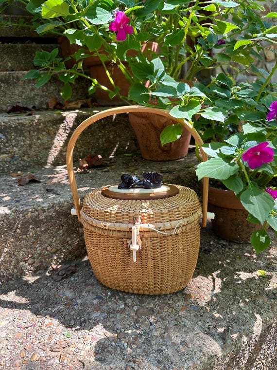 RARE NANTUCKET MERMAID Handbag/Nantucket Lightship Ha… - Gem