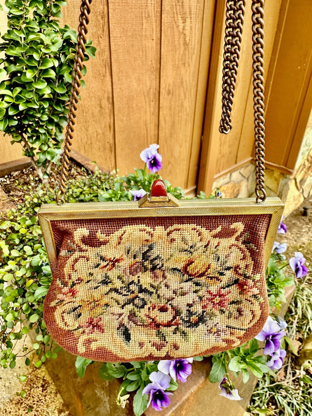 RARE Austrian PETIT POINT Purses/petit Point Purse/petit Point Handbags ...