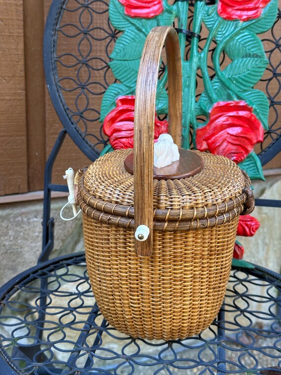 RARE NANTUCKET MERMAID Handbag/Nantucket Lightship Ha… - Gem