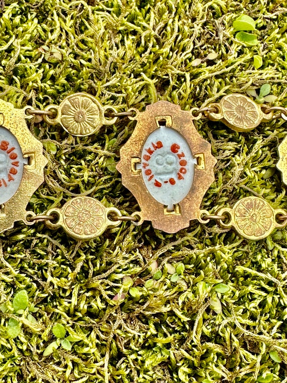 RARE NEIGER PORTRAIT Bracelet/20's Jewelry/20's Brace… - Gem