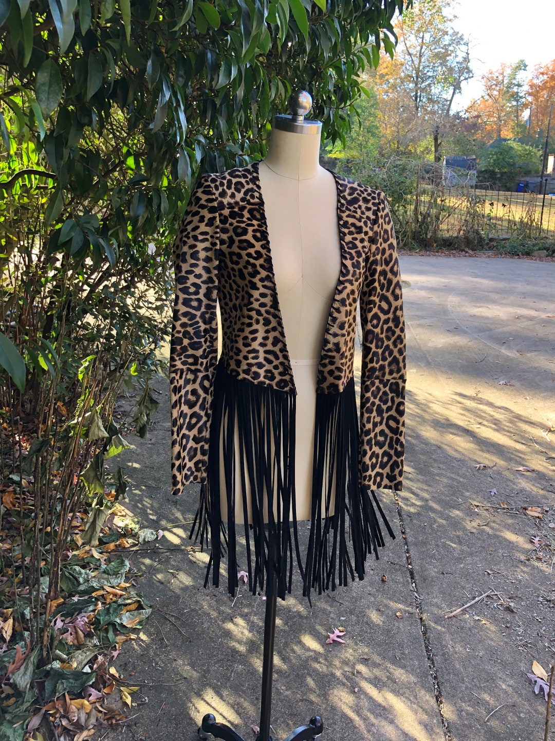Leopard Jackets/fringe Jackets/perfext Jackets/leather Fringe Jackets ...