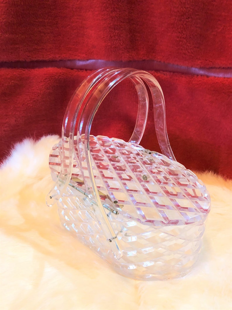 LUCITE Handbags/lucite Purses/ Lucite Bags/patricia of Miami Purses ...