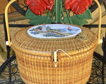 RARE FARNUM Nantucket MERMAID Handbags/nantucket Lightship Handbag ...