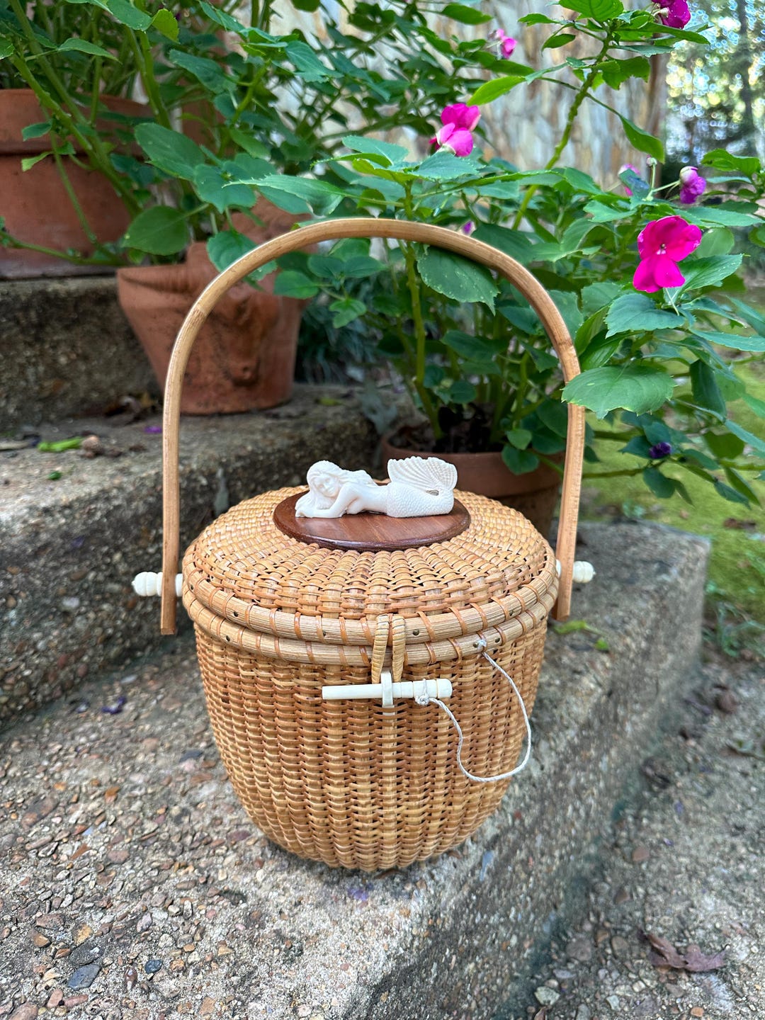 Sold/rare NANTUCKET MERMAID Handbag/nantucket Lightship Handbag ...