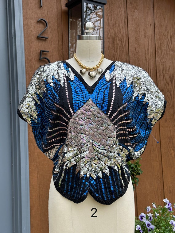 Butterfly sequin top - Gem